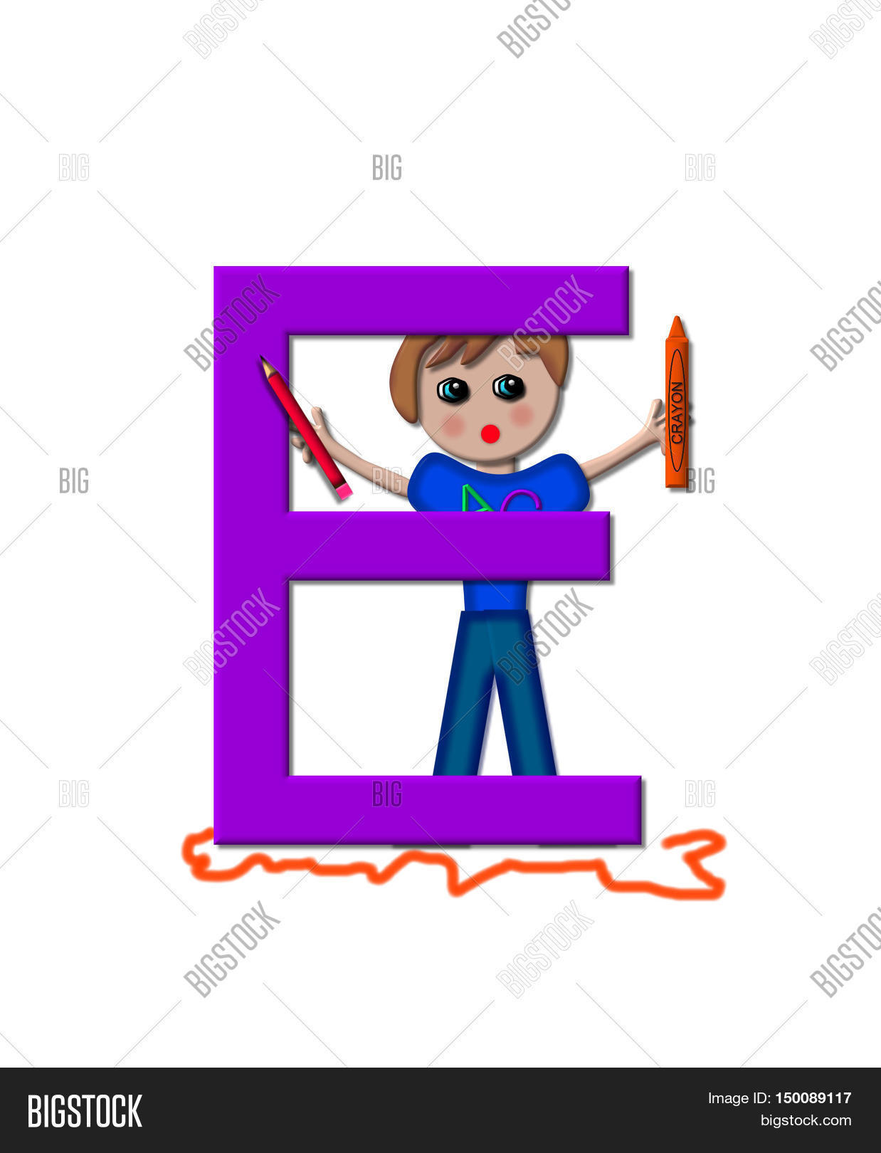 Letter E Alphabet Set Image & Photo (Free Trial) | Bigstock