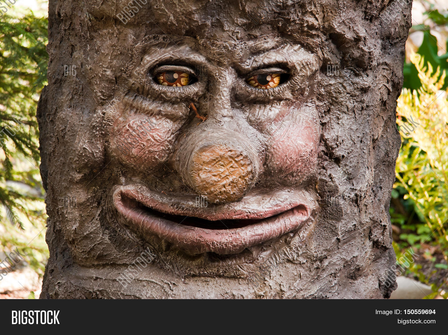 Smiling Tree Laughing Image & Photo (Free Trial) | Bigstock
