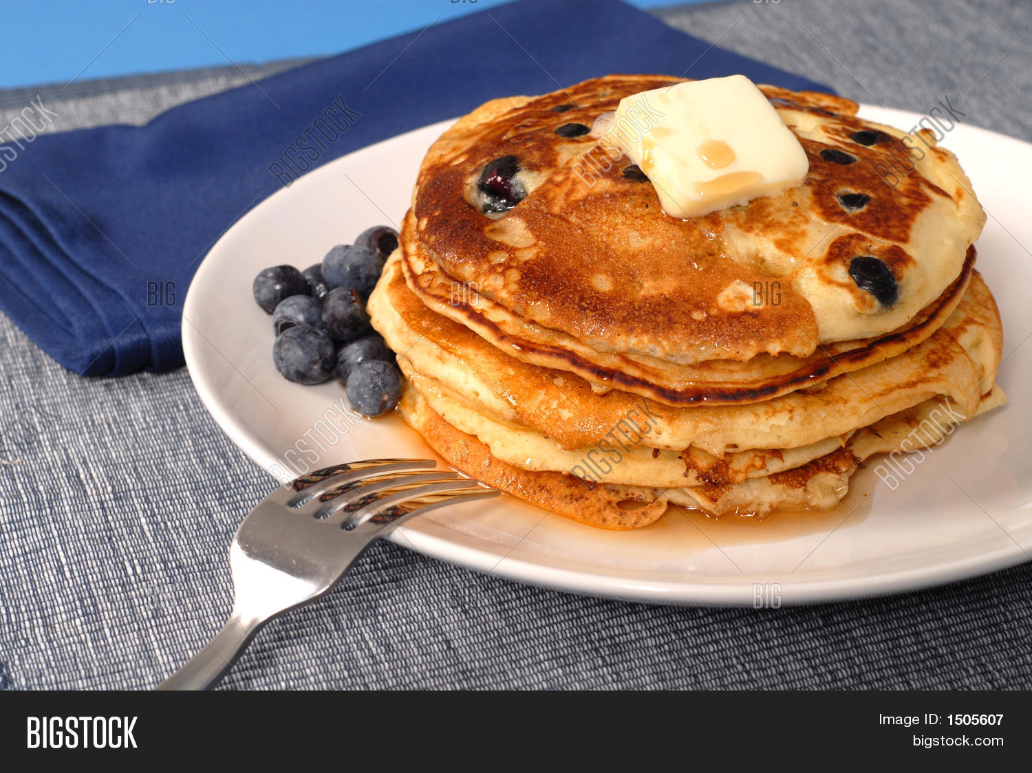 Blueberry Pancakes Image & Photo (Free Trial) | Bigstock