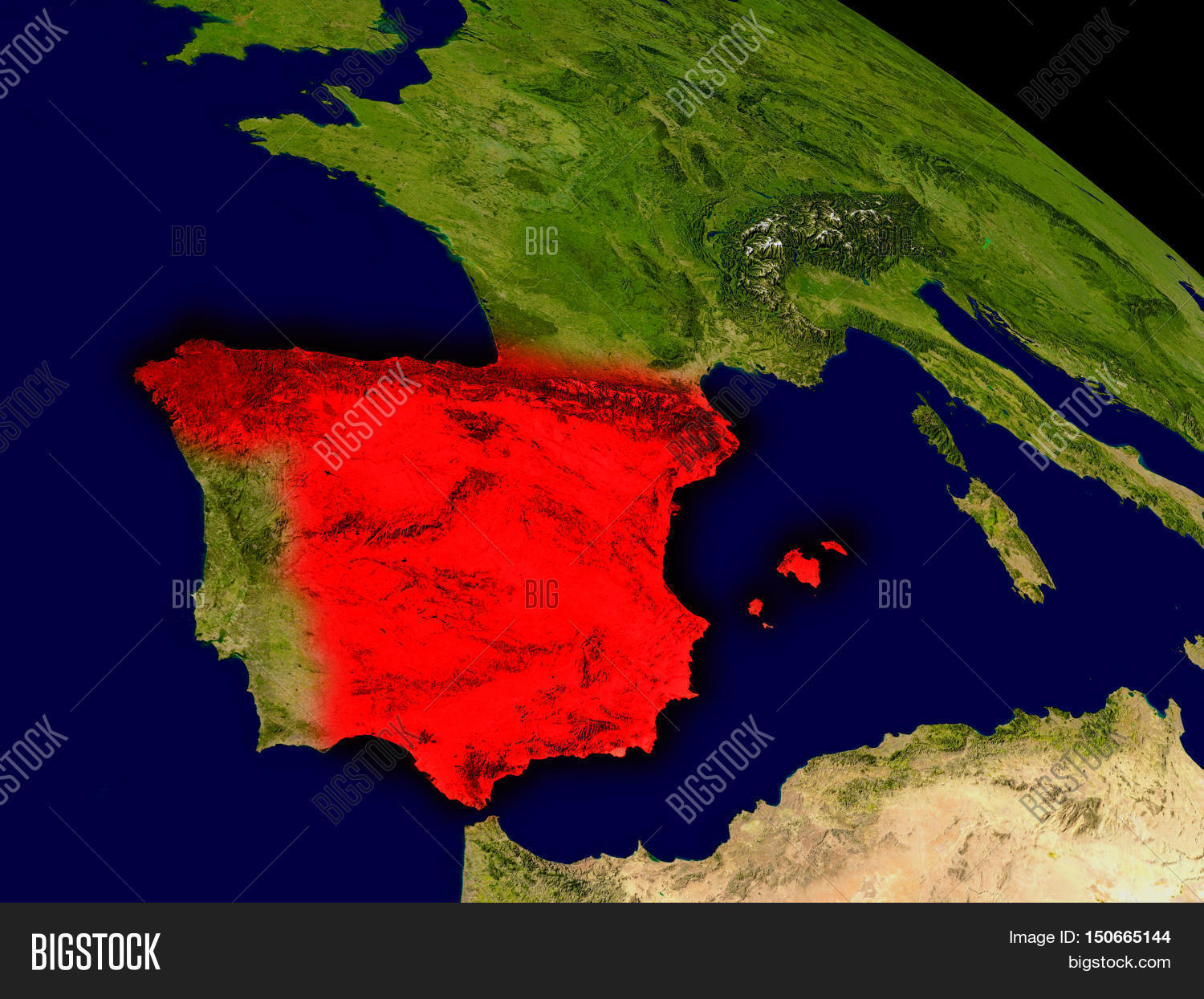Spain Space Image & Photo (Free Trial) | Bigstock