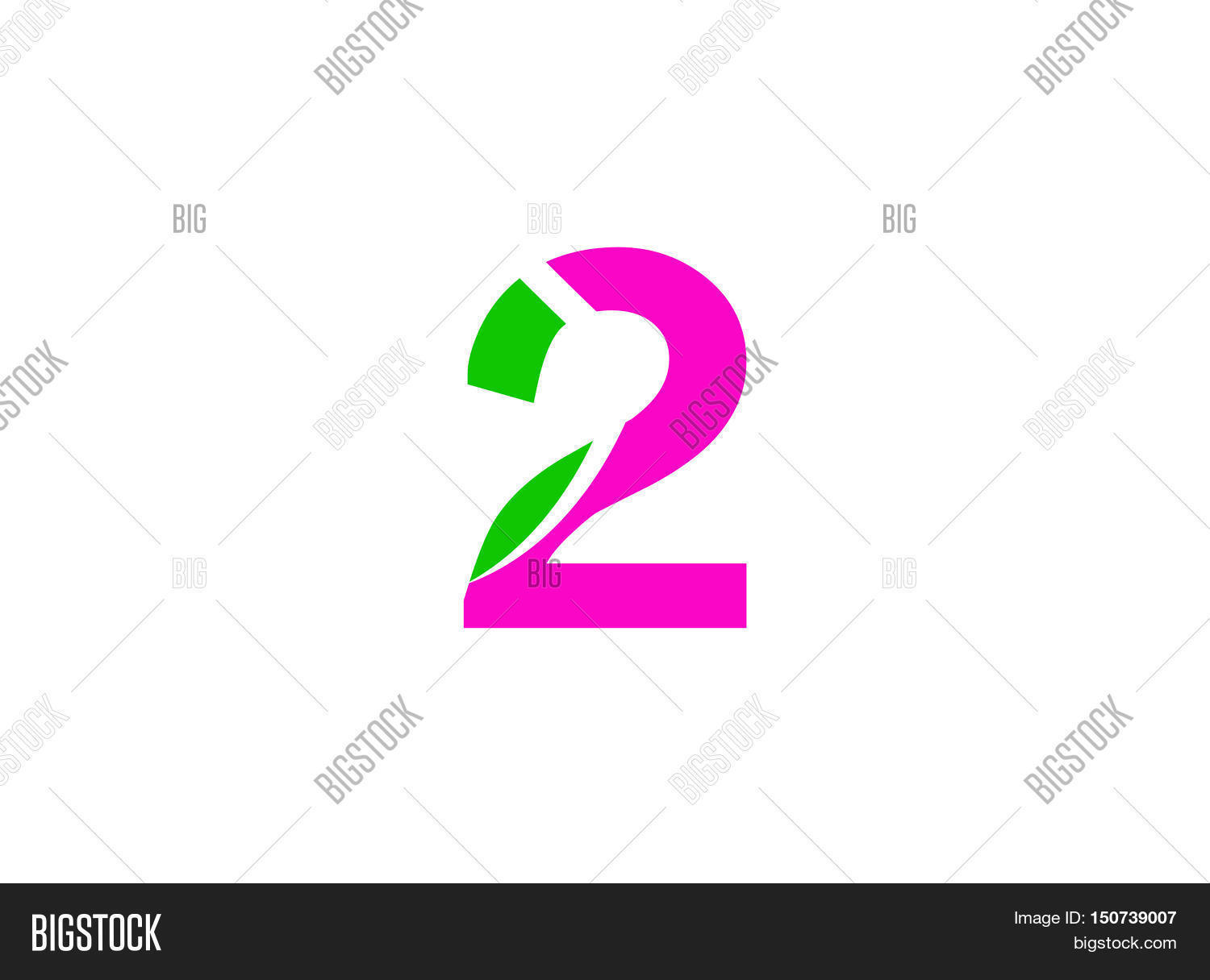 Logo Number 2 Vector Vector & Photo (Free Trial) | Bigstock
