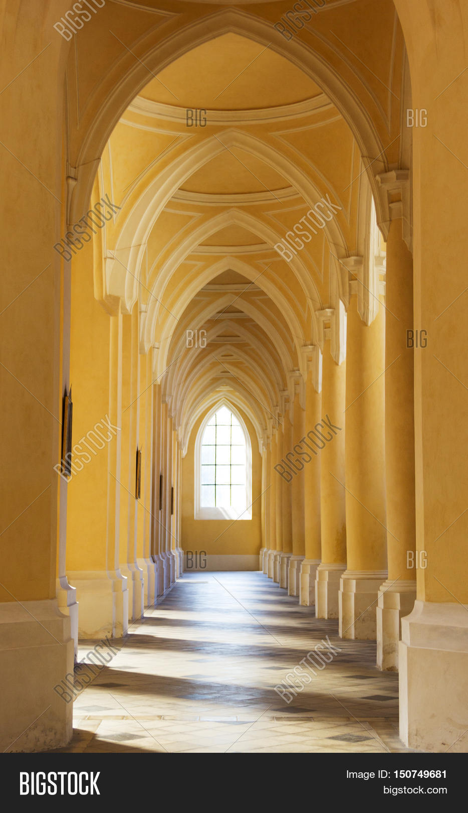 Corridor Temple. Image & Photo (Free Trial) | Bigstock