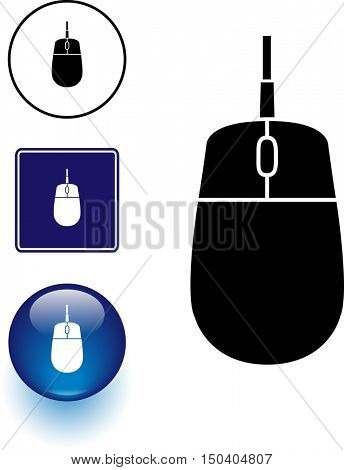 Computer Mouse Symbol Vector & Photo (Free Trial) | Bigstock