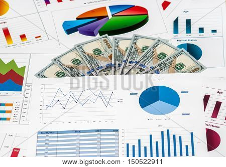 US Dollar Bills Charts Image & Photo (Free Trial) | Bigstock