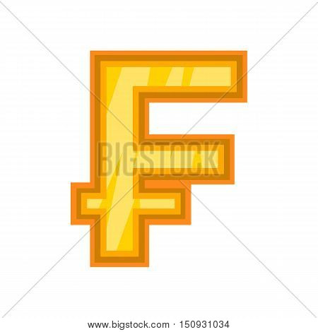 Swiss Frank Icon. Vector & Photo (Free Trial) | Bigstock