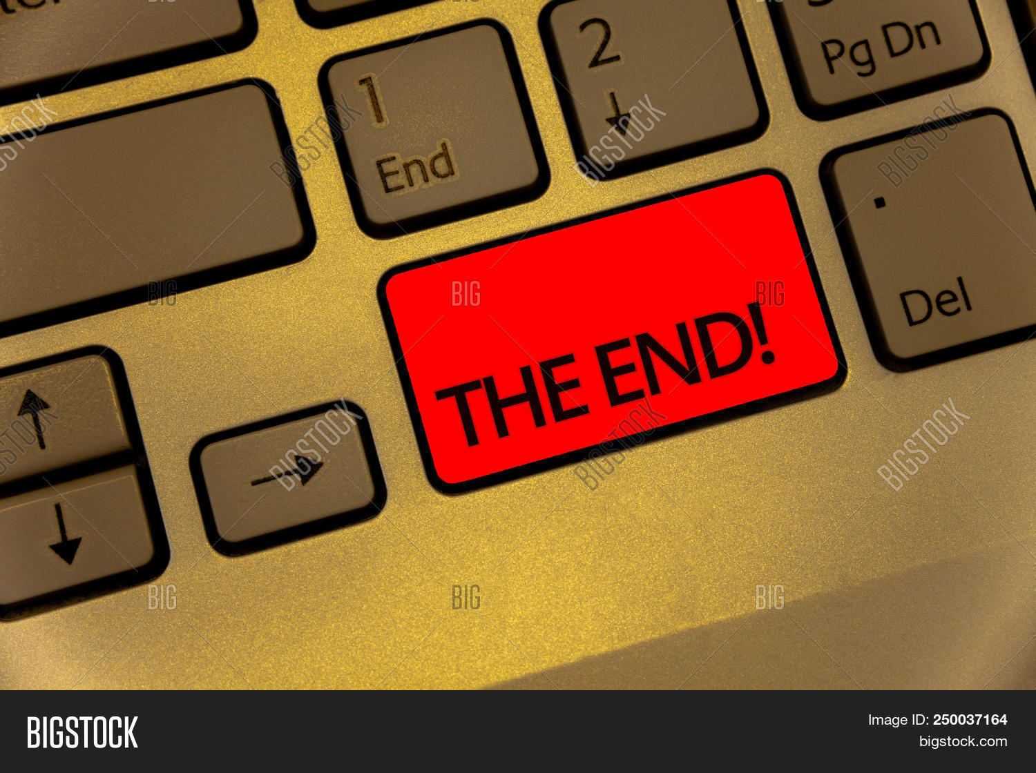 Text Sign Showing End Image & Photo (Free Trial) | Bigstock