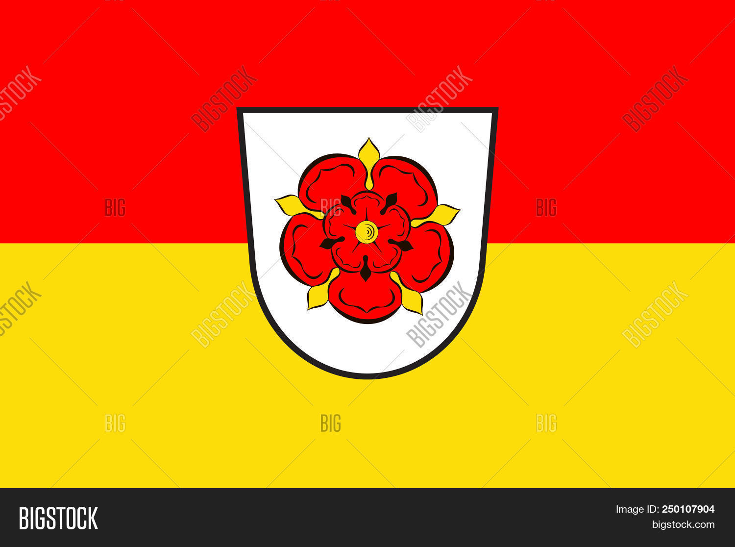 Flag Lippe District Image & Photo (Free Trial) | Bigstock