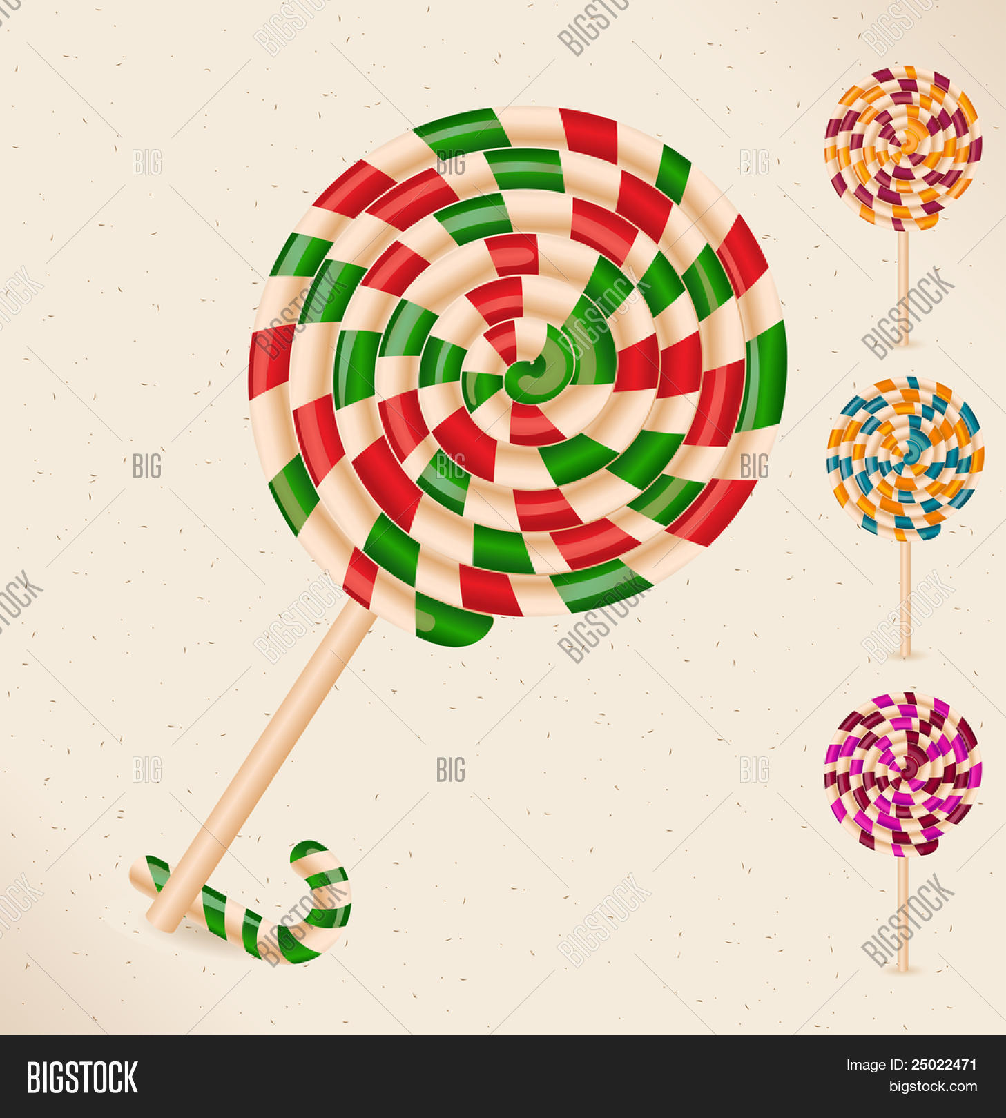 Vector y foto 4 Paletas Y Un Bast (prueba gratis) | Bigstock