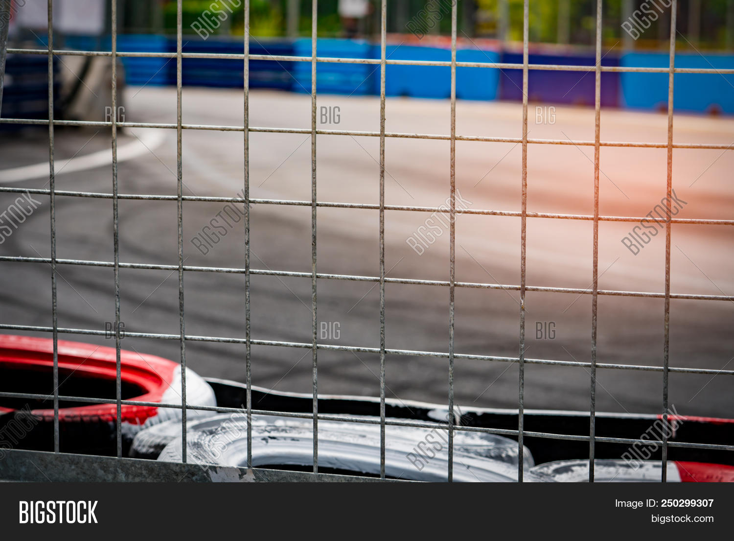 Metal Net Fence Behind Image & Photo (Free Trial) | Bigstock