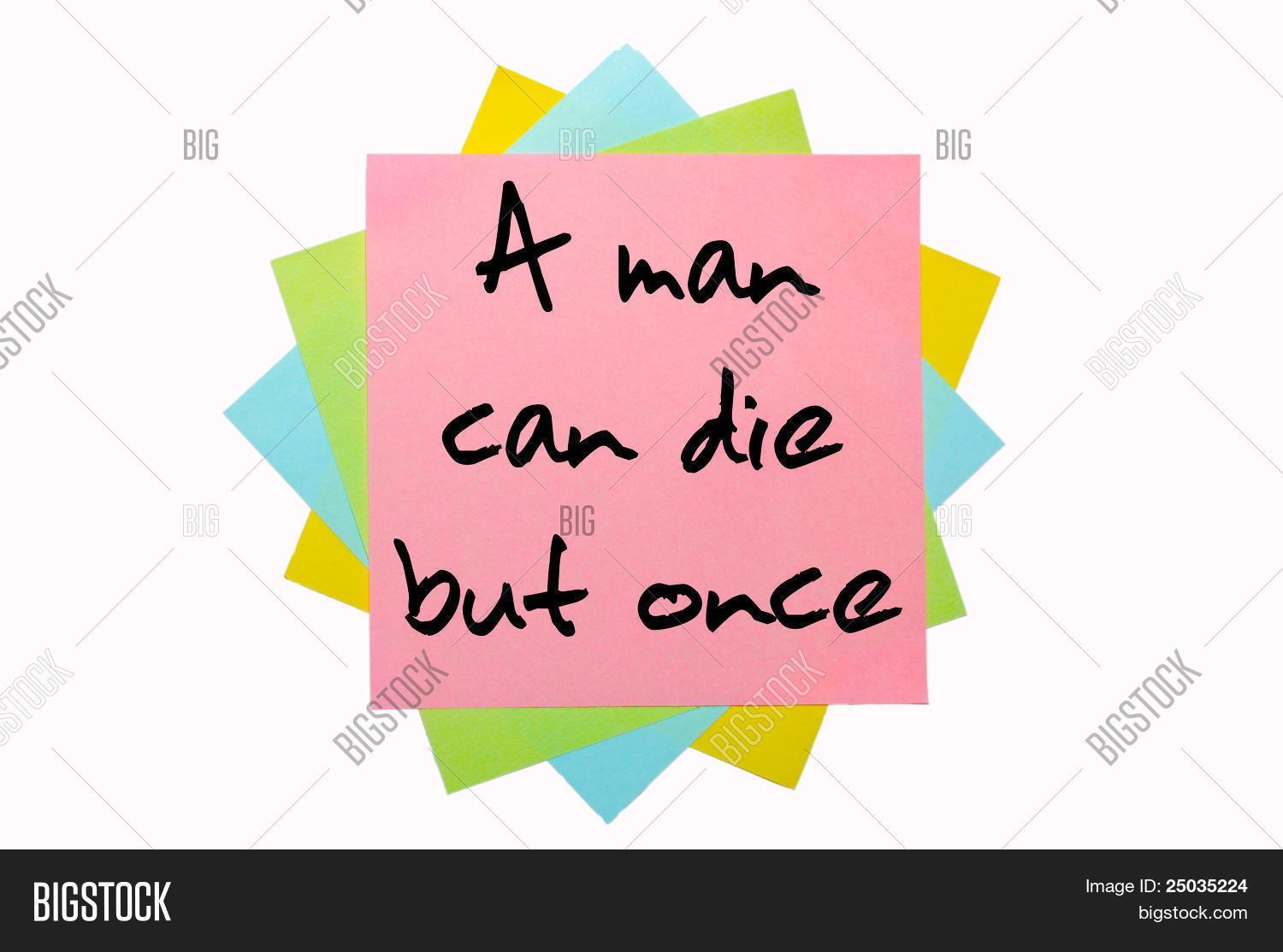 Proverb " Man Can Die Image & Photo (Free Trial) | Bigstock