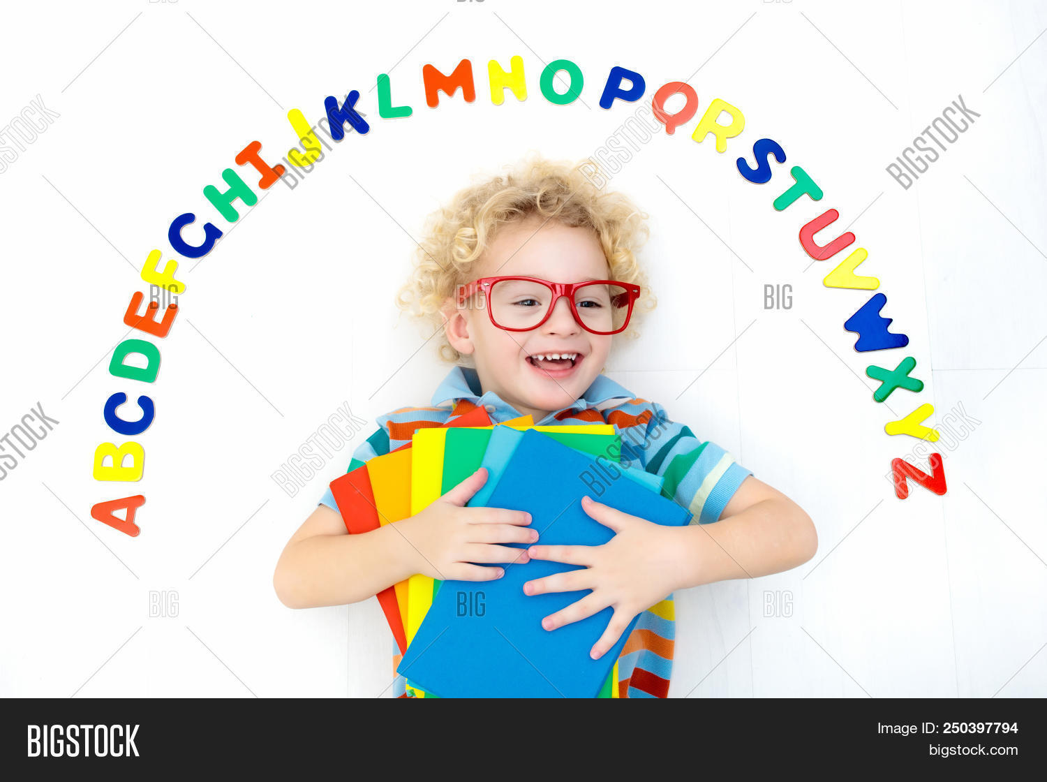 Child Learning Letters Image & Photo (Free Trial) | Bigstock