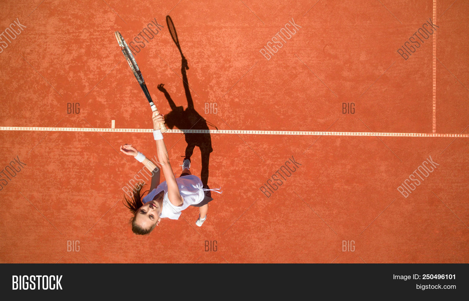 Top View Female Tennis Image & Photo (Free Trial) | Bigstock