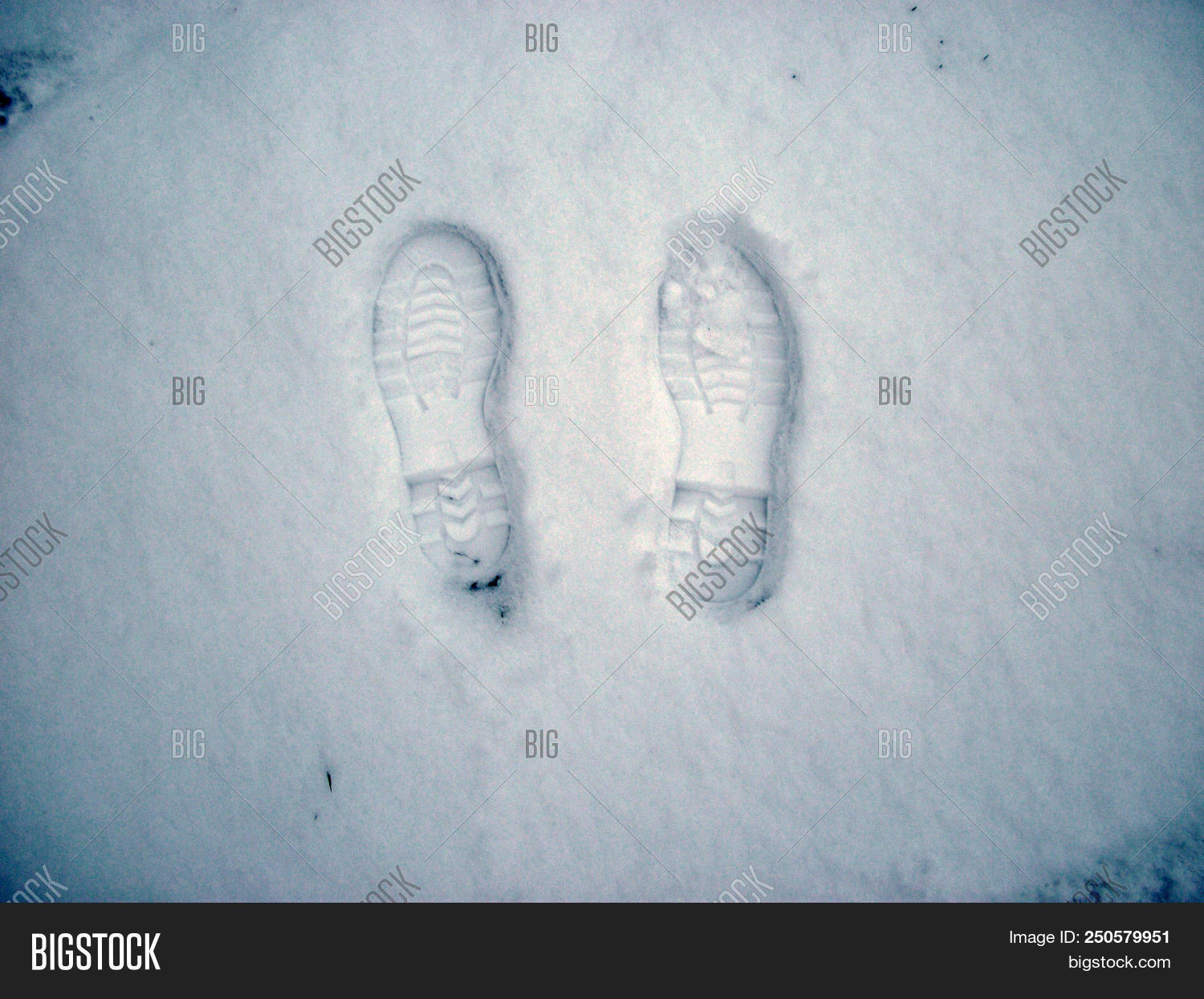 Two Footprints White Image & Photo (Free Trial) | Bigstock