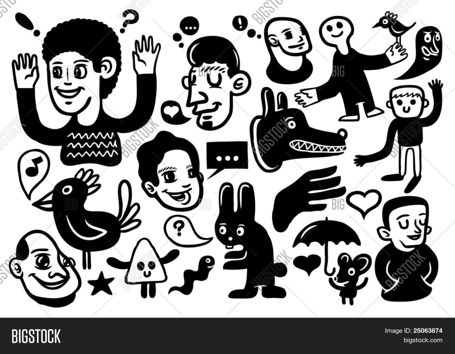 Funny Characters Vector & Photo (Free Trial) | Bigstock