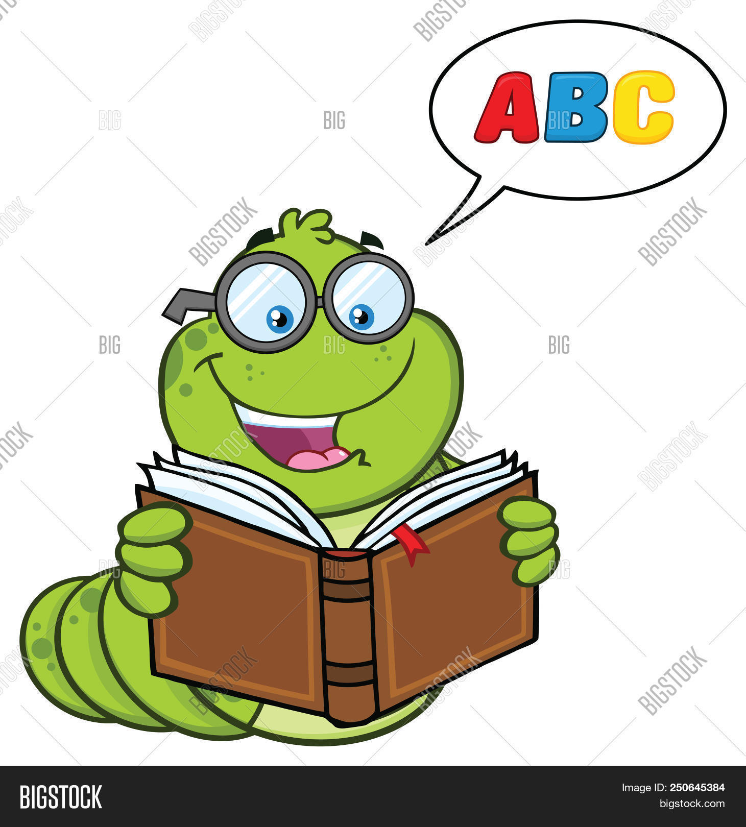 Book Worm Cartoon Image & Photo (Free Trial) | Bigstock