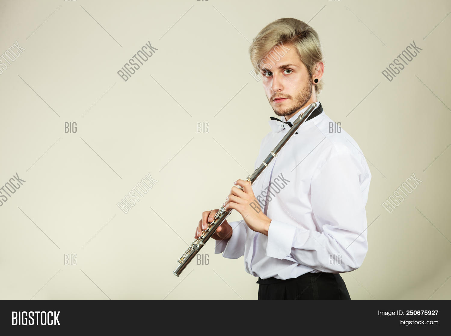 Flute Music Playing Image & Photo (Free Trial) | Bigstock