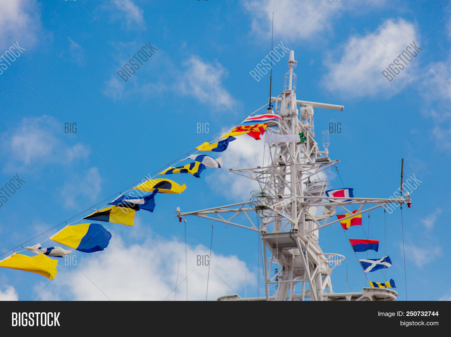 Semaphore Sea Flags On Image & Photo (Free Trial) | Bigstock