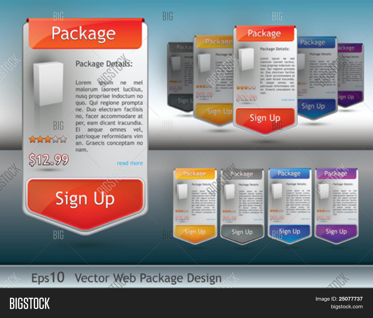 Set Package Design Vector & Photo (Free Trial) | Bigstock