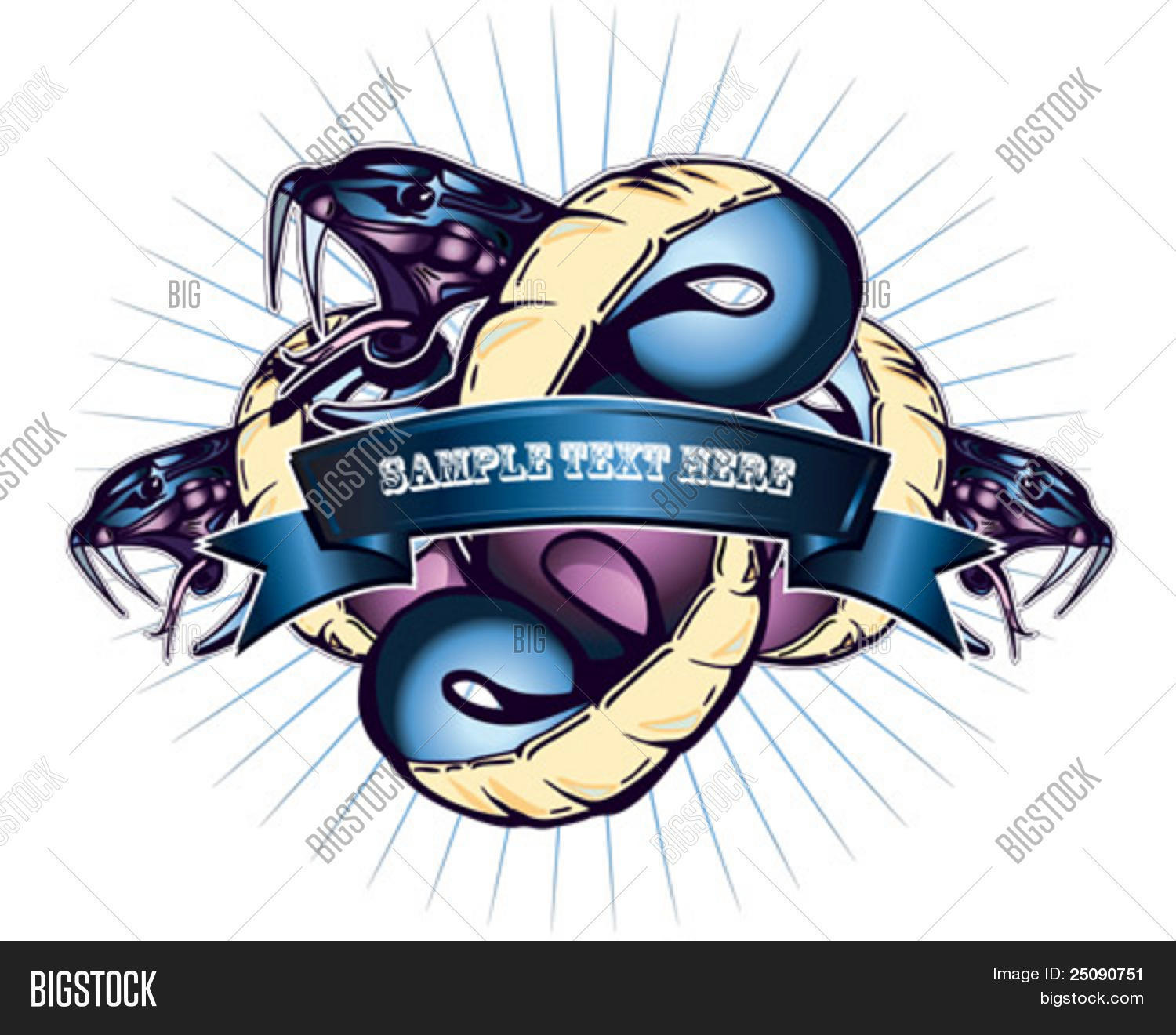 Snake Emblem Vector & Photo (Free Trial) | Bigstock