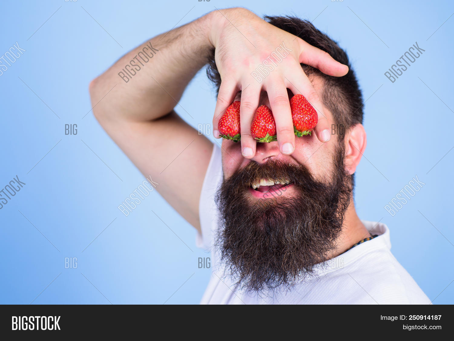 Dream Strawberry. Man Image & Photo (Free Trial) | Bigstock