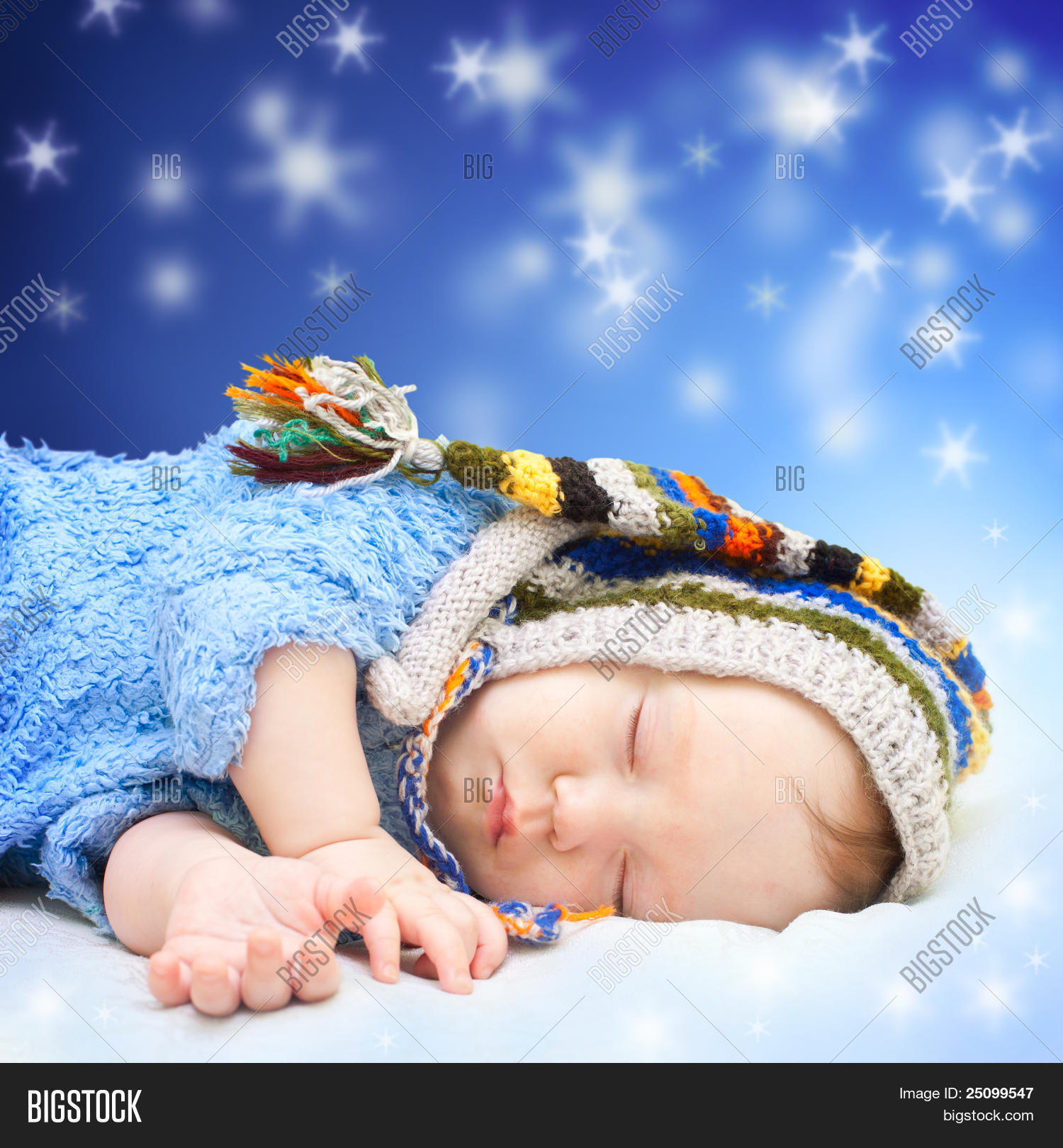 Baby Sleeping Cute Hat Image & Photo (Free Trial) | Bigstock