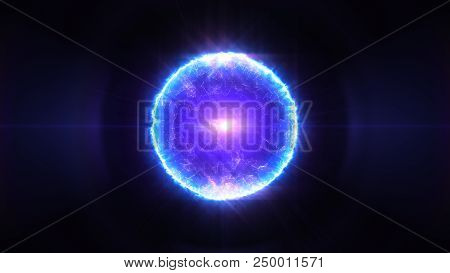 Magic Plasma Ball Blue Image & Photo (Free Trial) | Bigstock