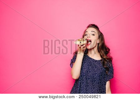 Happy Girl Eating Image & Photo (Free Trial) | Bigstock