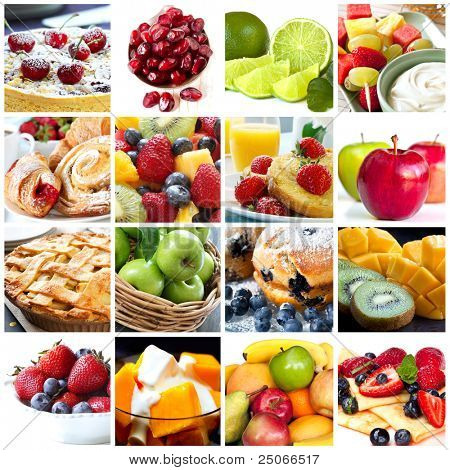 Collage Fruits Fruit Image & Photo (Free Trial) | Bigstock