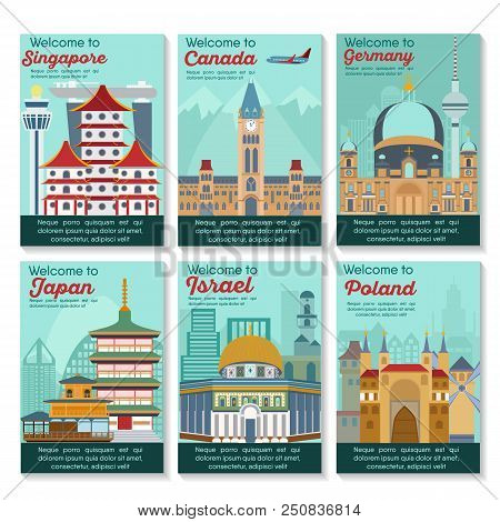 Set Different Cities Vector & Photo (Free Trial) | Bigstock