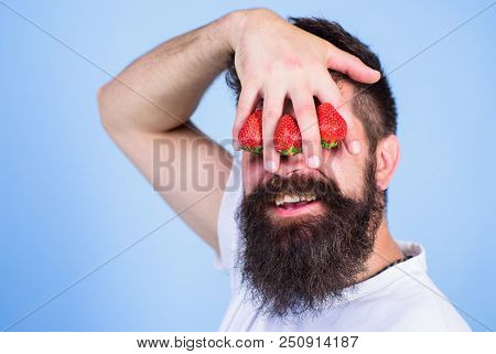 Dream Strawberry. Man Image & Photo (Free Trial) | Bigstock
