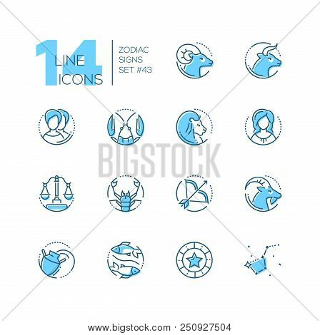 Zodiac Signs - Set Vector & Photo (Free Trial) | Bigstock