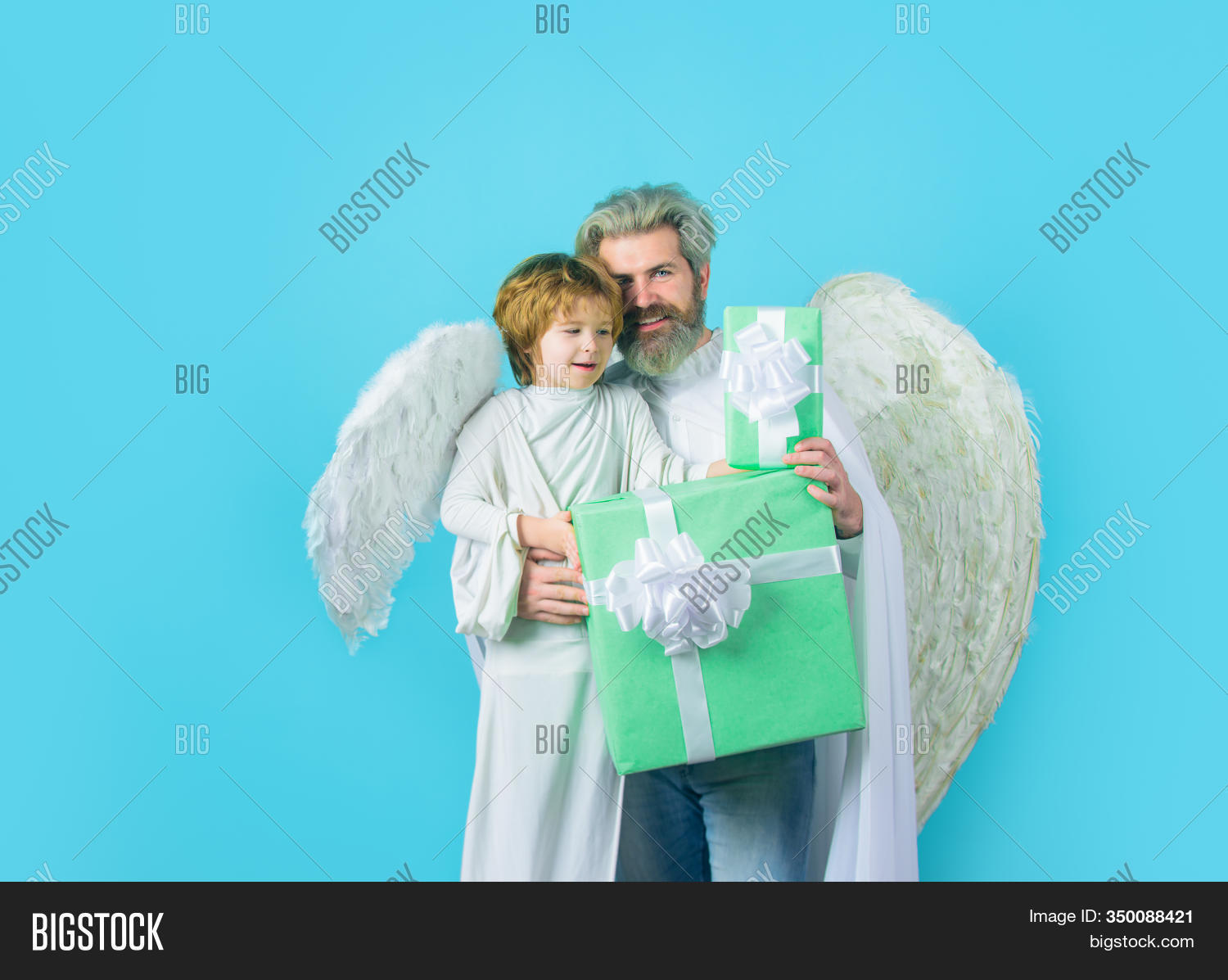 Father Son Angels. Image & Photo (Free Trial) | Bigstock