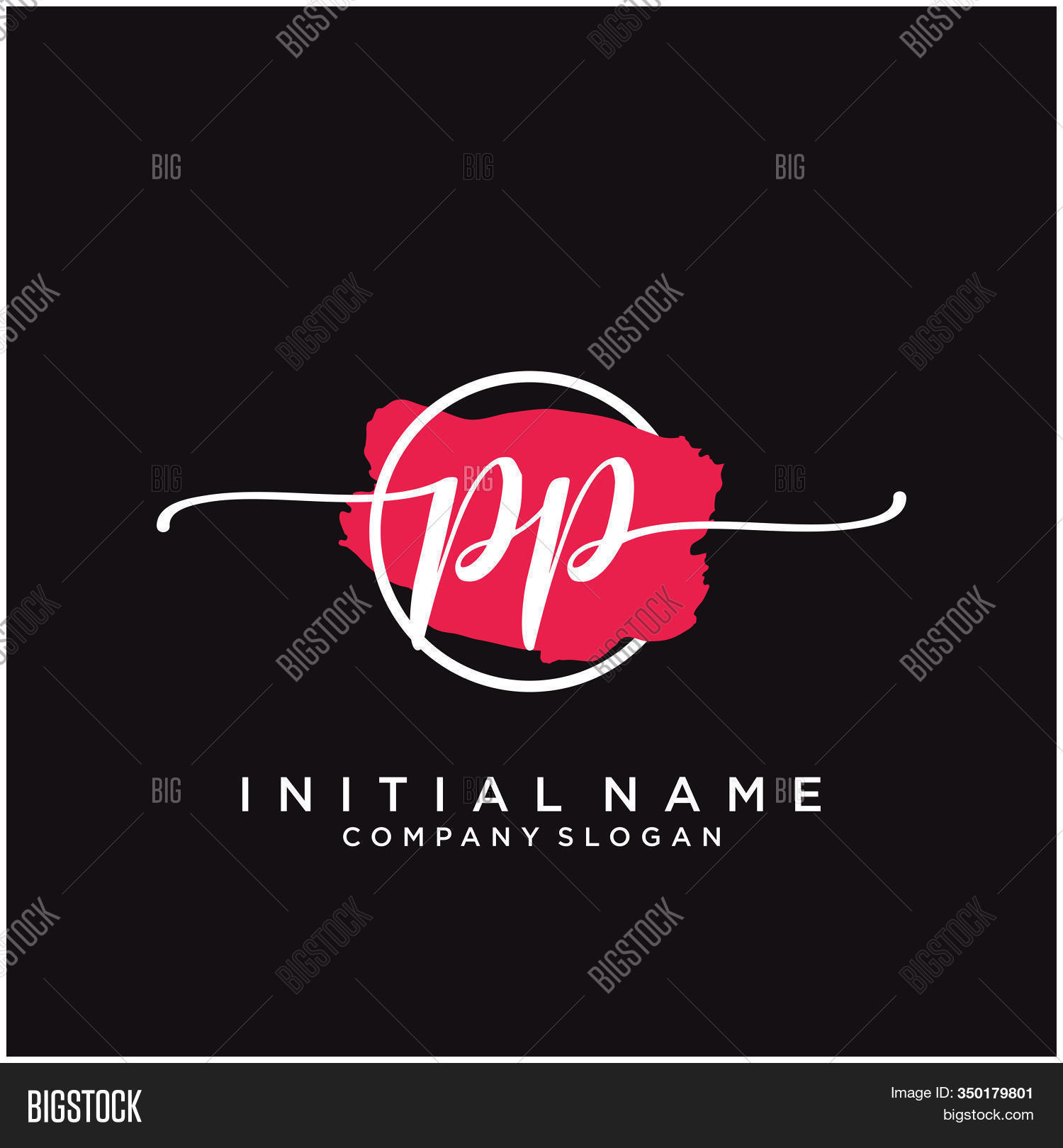 Pp Initial Vector & Photo (Free Trial) | Bigstock