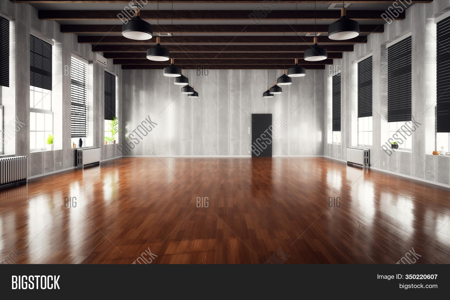 Empty Loft Interior Image & Photo (Free Trial) | Bigstock
