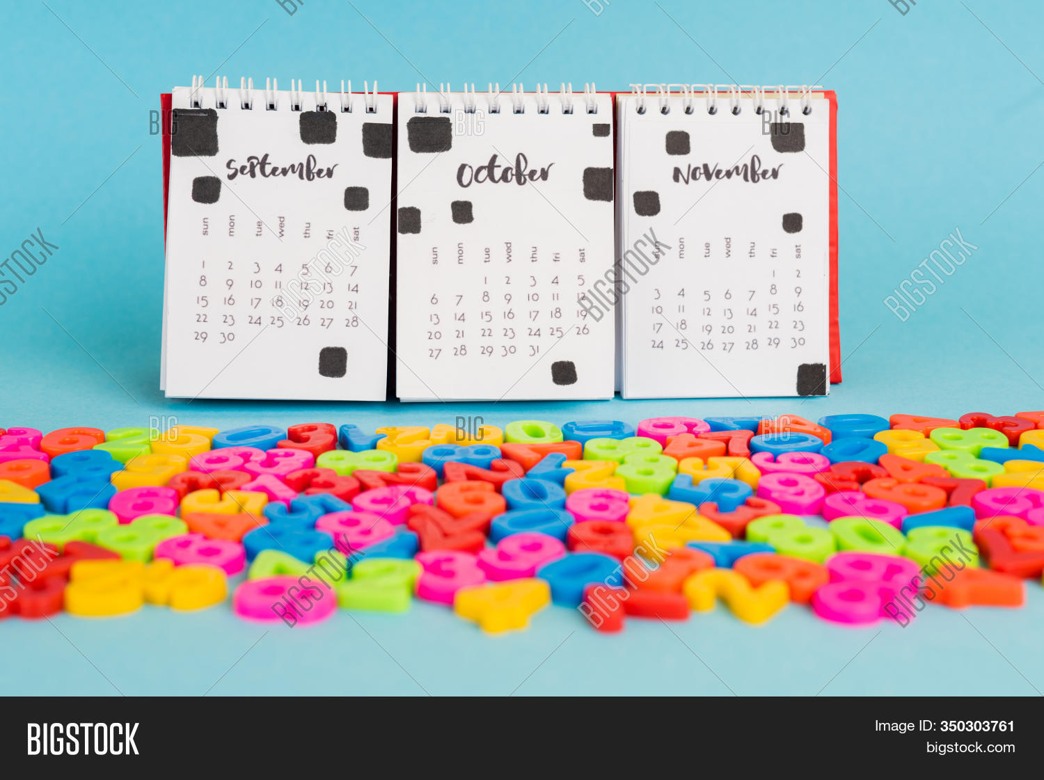 Calendar Colorful Image & Photo (Free Trial) | Bigstock