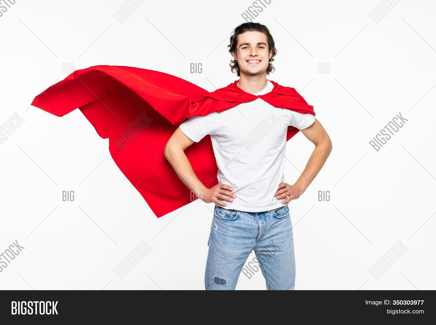 Young Happy Man Red Image & Photo (Free Trial) | Bigstock