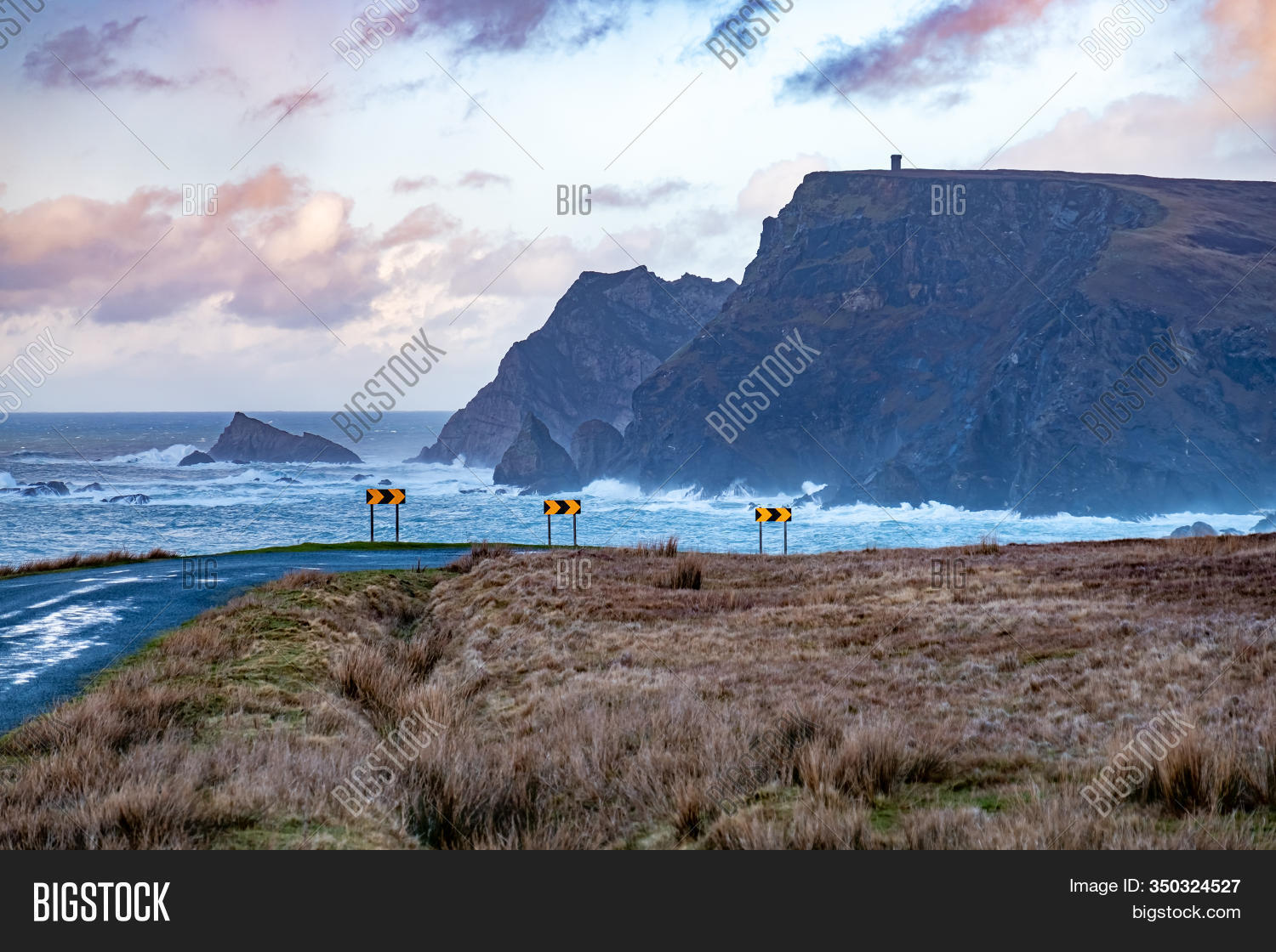 Road Between Malin Beg Image & Photo (Free Trial) | Bigstock