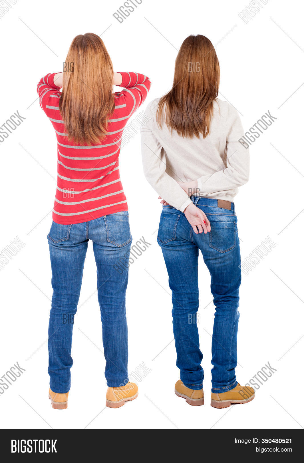Back View Two Woman Image & Photo (Free Trial) | Bigstock