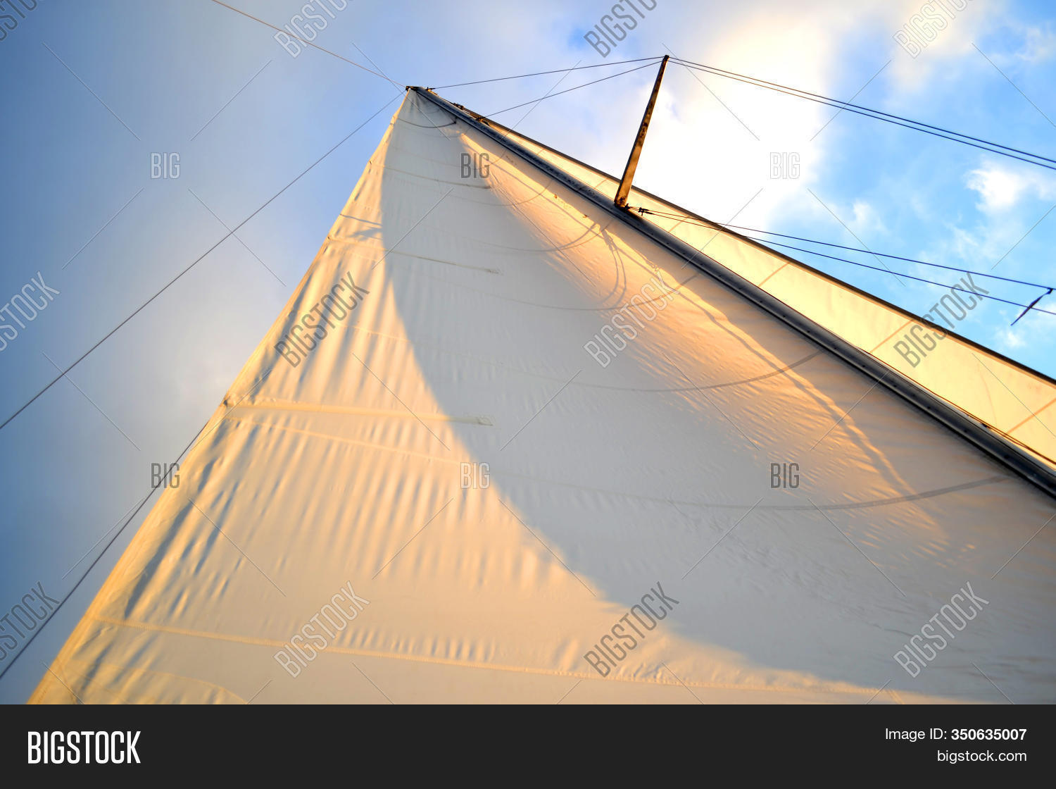 White Sail Sunset, Image & Photo (Free Trial) | Bigstock