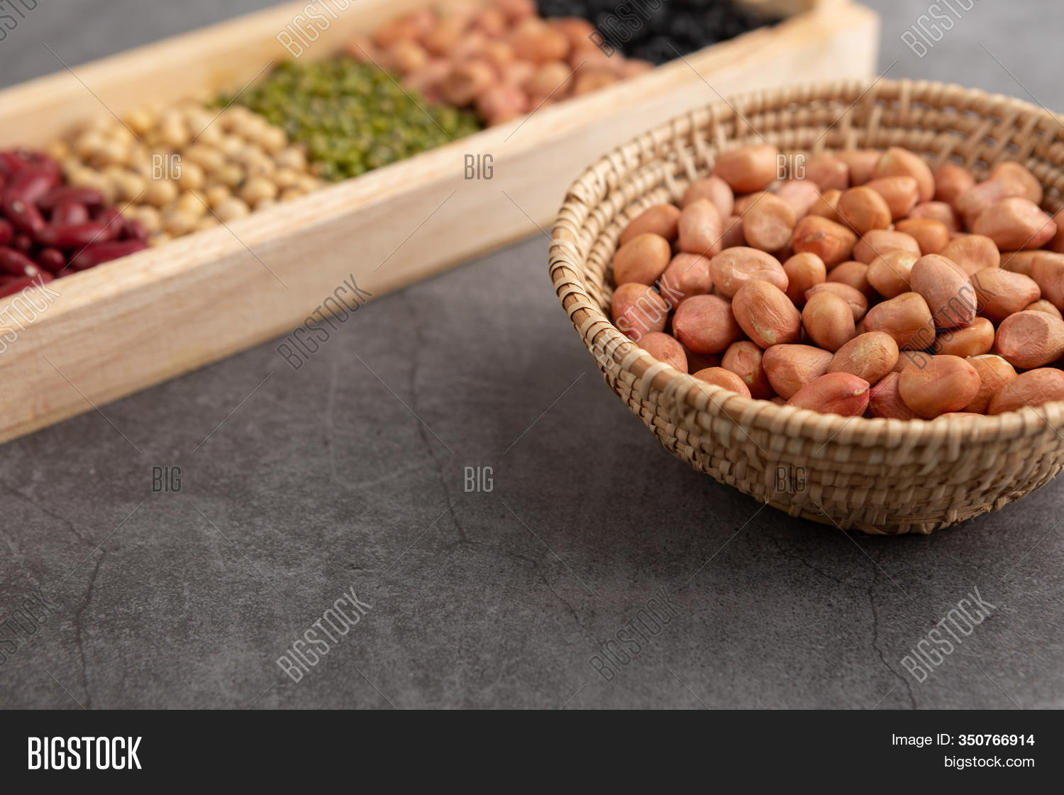 Peanuts Grains Wooden Image & Photo (Free Trial) | Bigstock