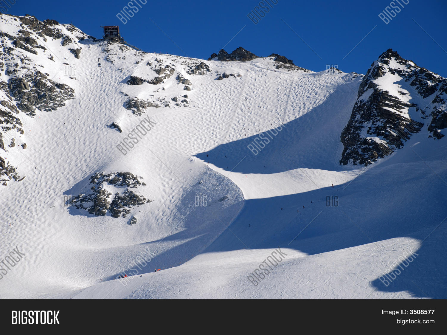 Ski Piste Mont Fort Image & Photo (Free Trial) | Bigstock