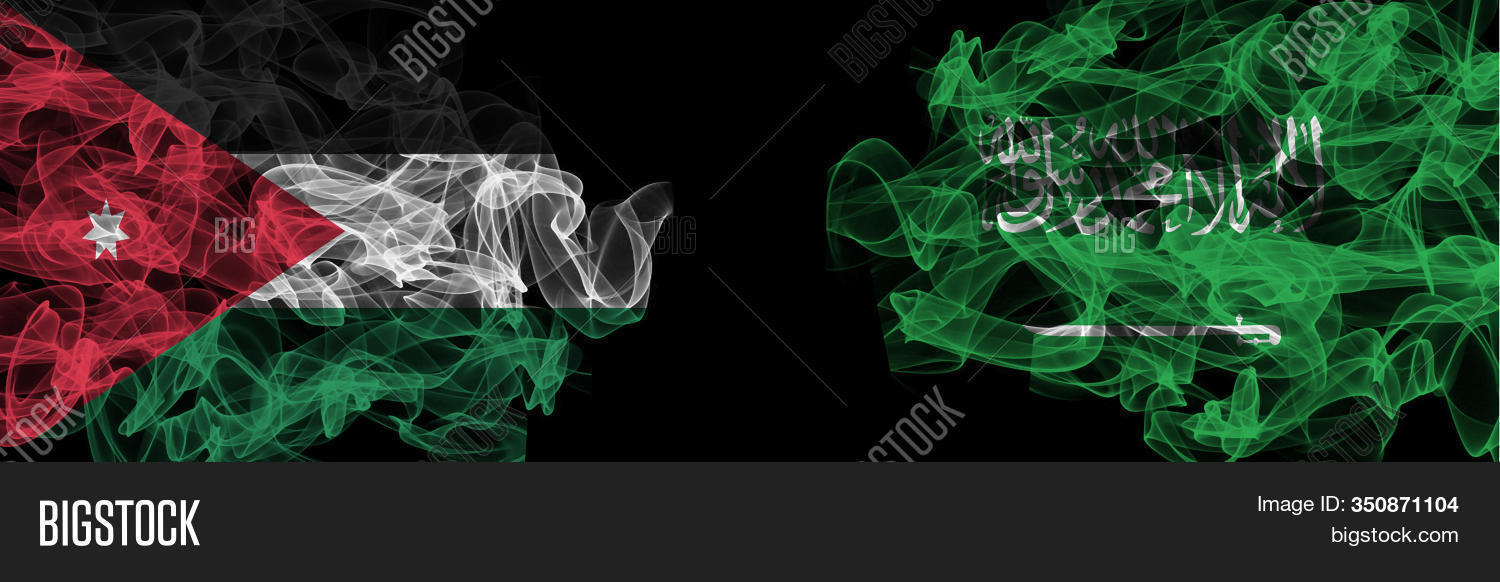 Flags Jordan Saudi Image & Photo (Free Trial) | Bigstock