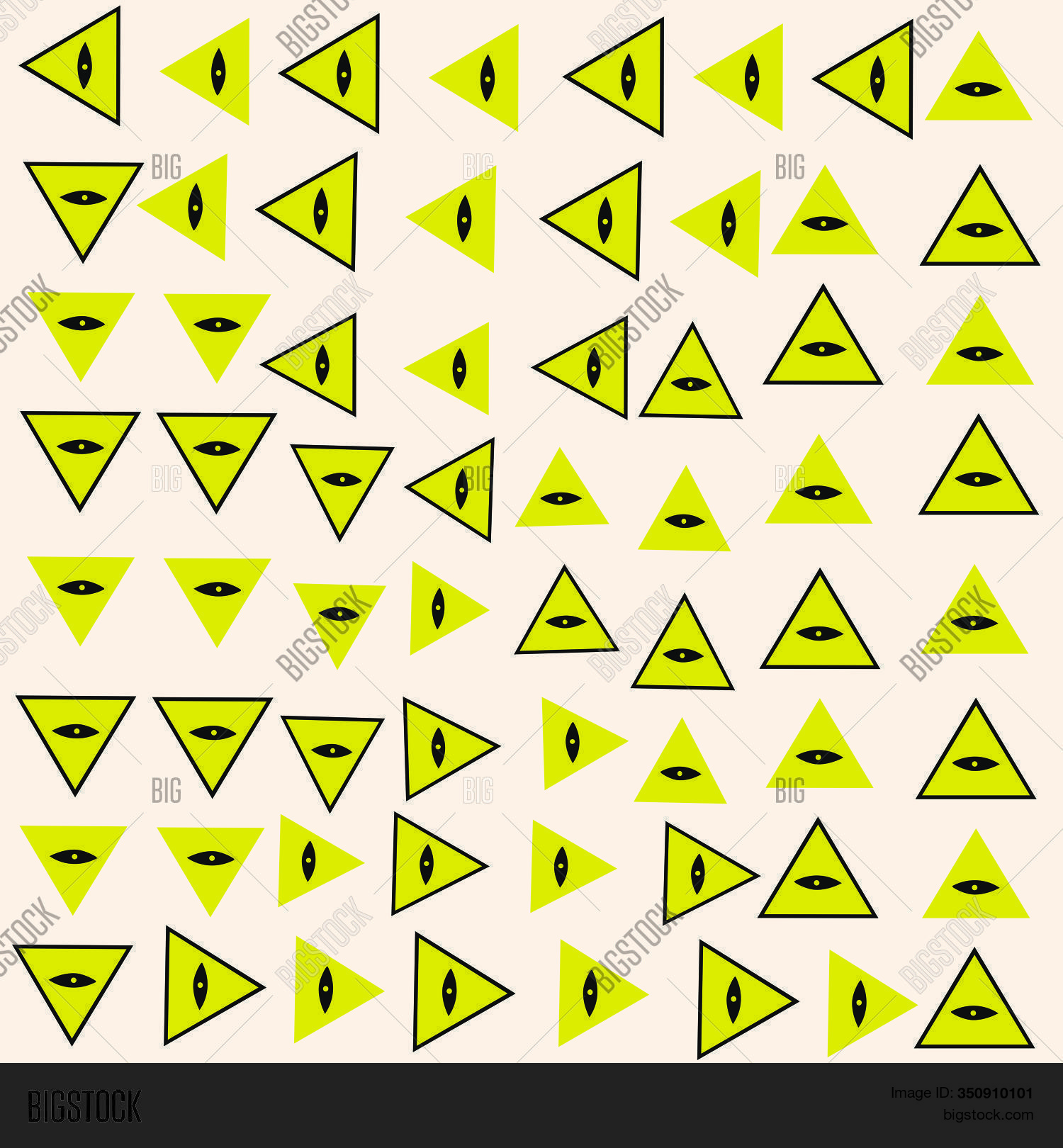 Pattern Pyramid Eye Vector & Photo (Free Trial) | Bigstock