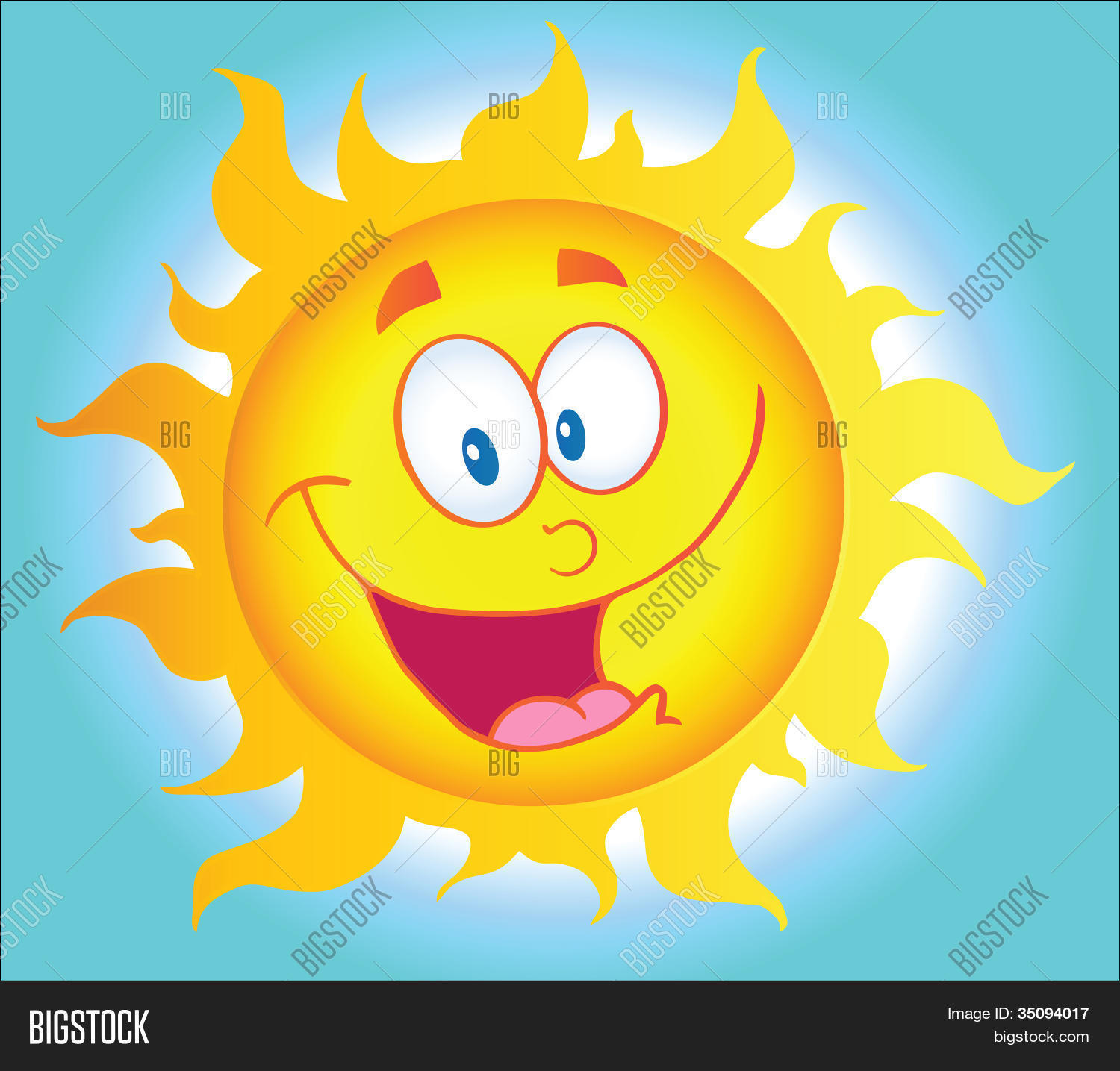 Happy Sun Cartoon Image & Photo (Free Trial) | Bigstock