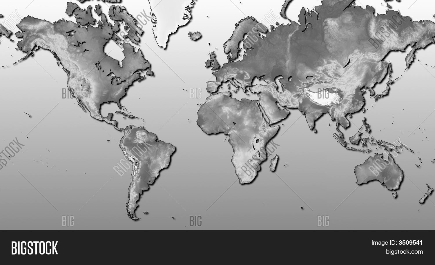 World Map Mercator Image & Photo (Free Trial) | Bigstock