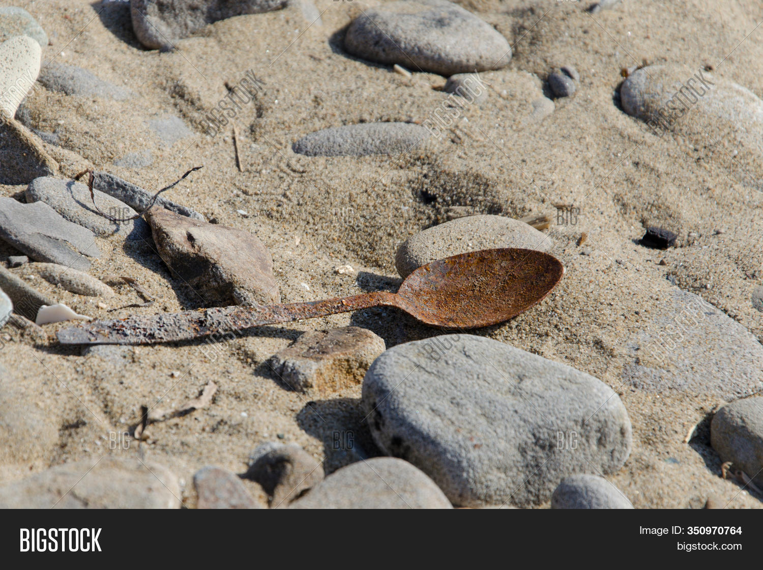 Rusty Spoon On Sand Image & Photo (Free Trial) | Bigstock