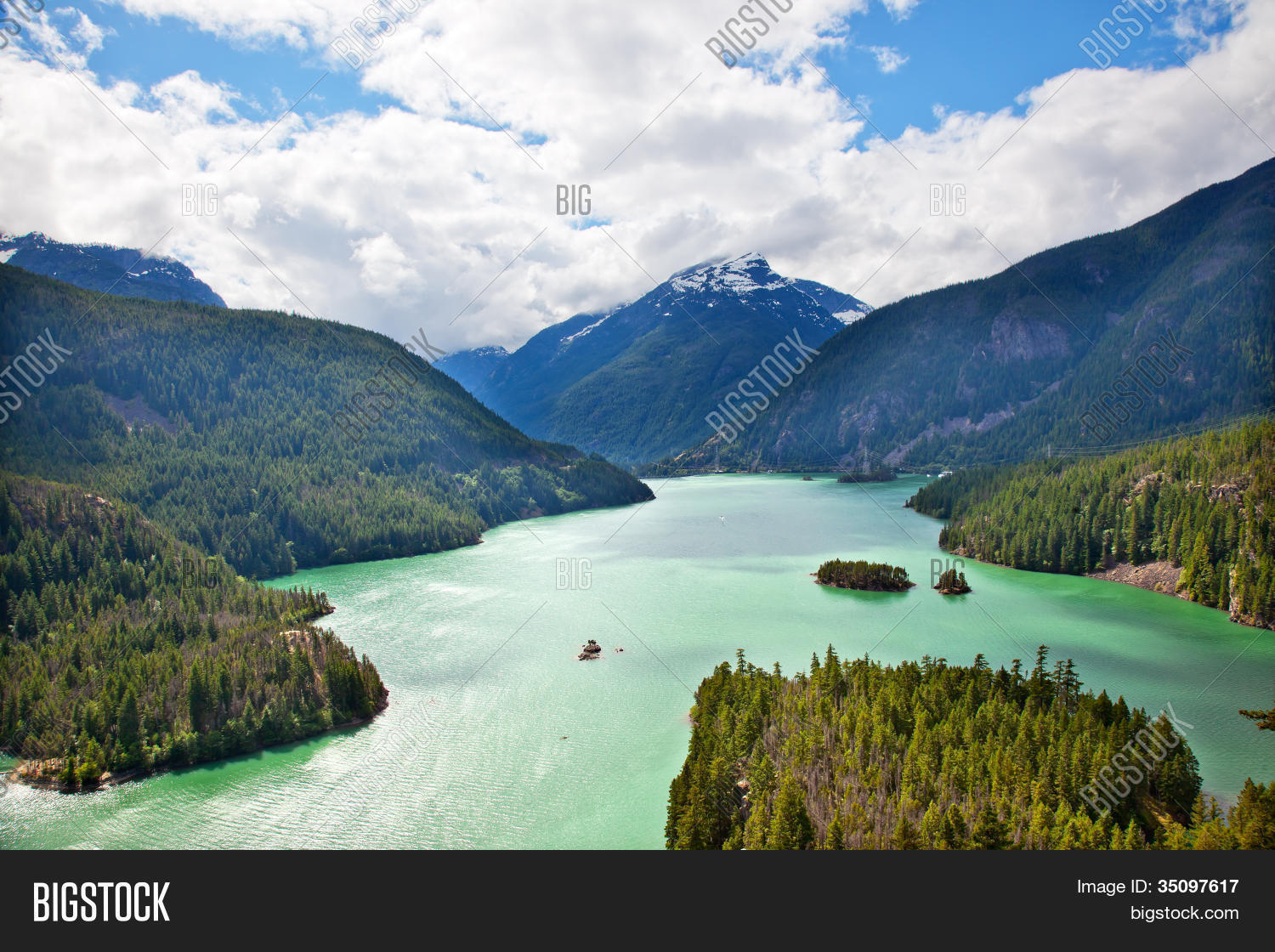 Diablo Lake Boat North Image & Photo (Free Trial) | Bigstock