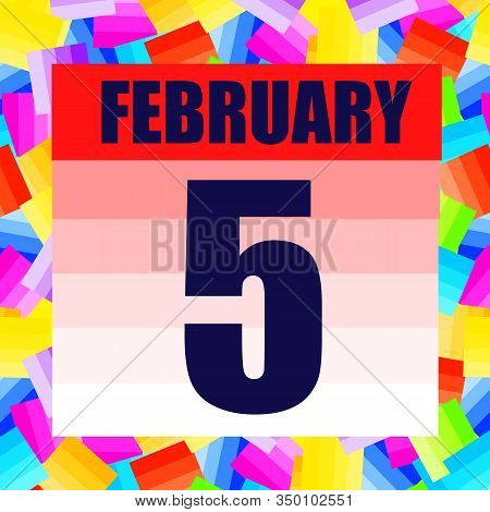 February 5 Icon. Image & Photo (Free Trial) | Bigstock