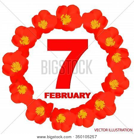 February 7 Icon. Vector & Photo (Free Trial) | Bigstock