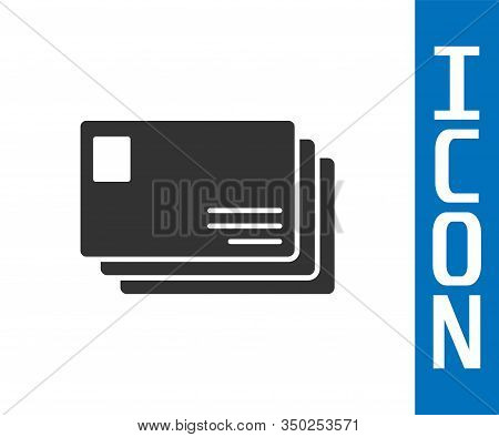 Grey Envelope Icon Vector & Photo (Free Trial) | Bigstock